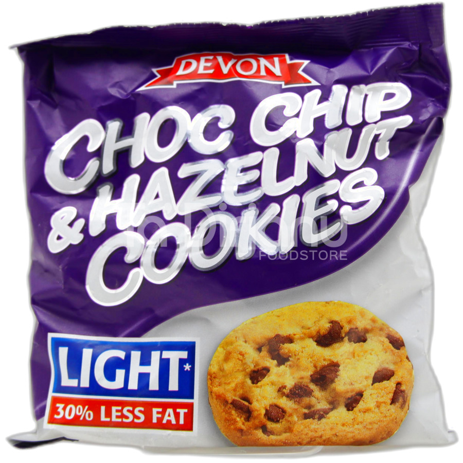 DEVON LIGHT CHOC CHIP & HAZEL COOKIES - SWEET BISCUITS & WAFERS - Ta ...