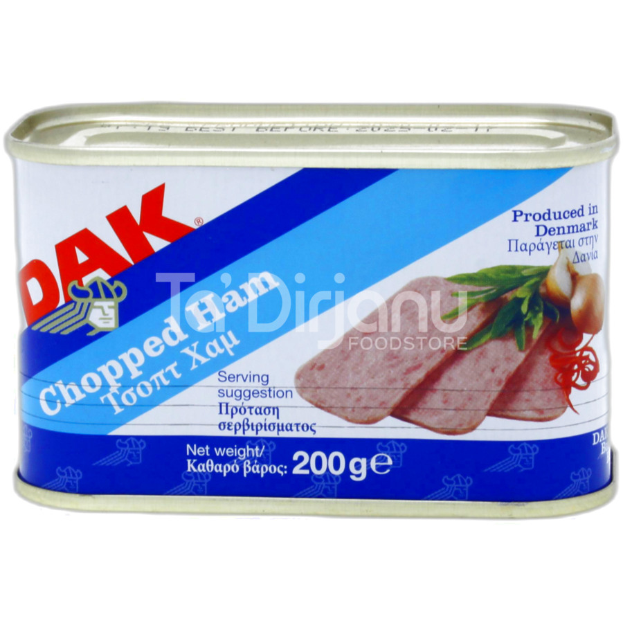 DAK CHOPPED HAM TINNED 200G - PRESERVED MEAT & PATE - Ta Dirjanu ...