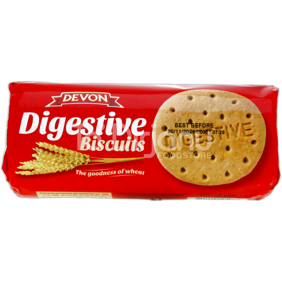 DEVON DIGESTIVE BISCUITS PLAIN 250G - SWEET BISCUITS & WAFERS - Ta ...